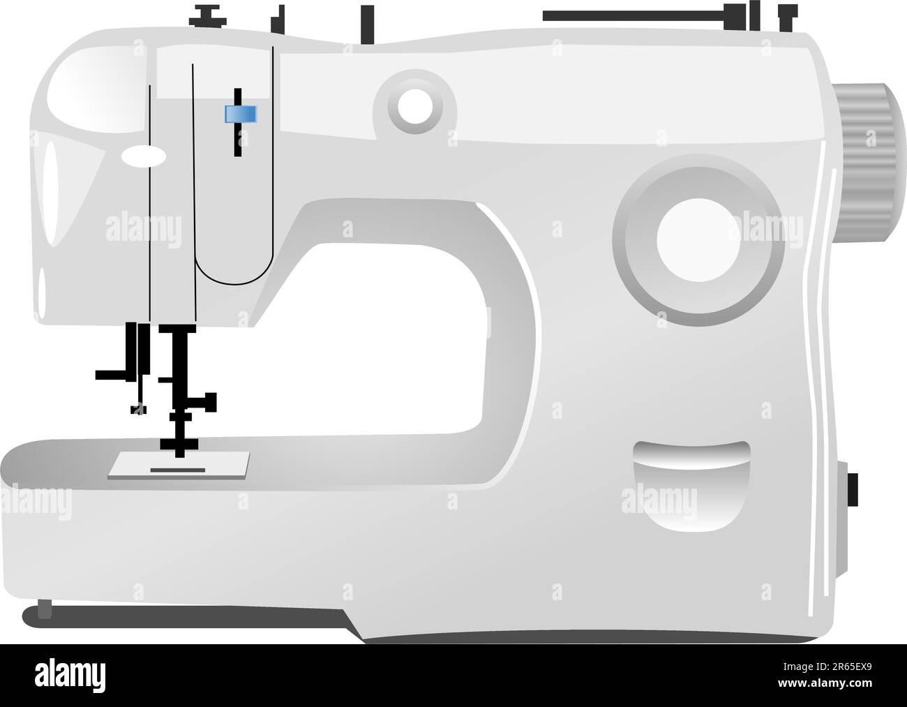 modern sewing machine vector isolated on white background Stock Vector ...
