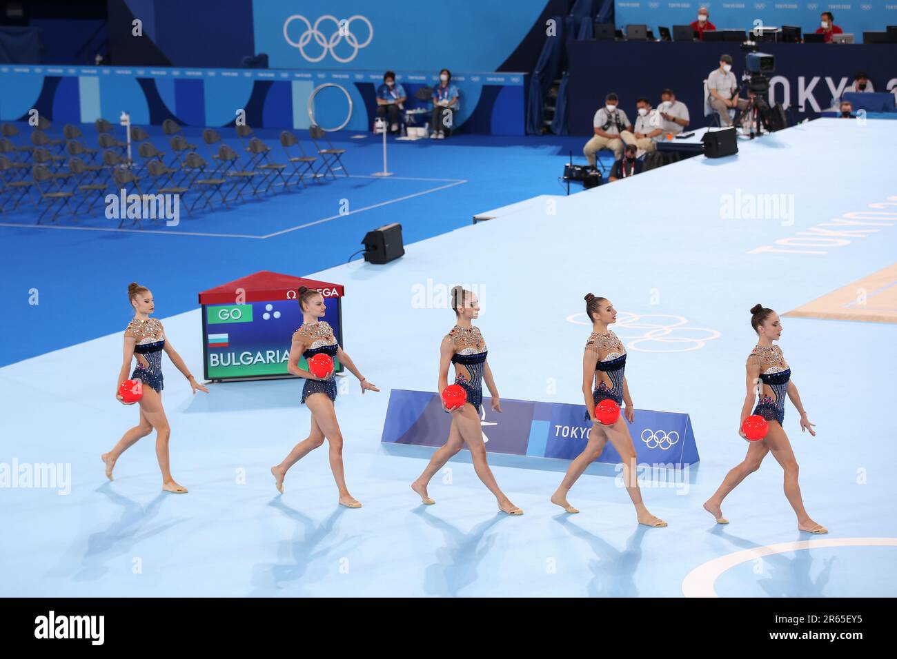 AUG 8, 2021 - Tokyo, Japan: Simona Dyankova, Stefani Kiryakova, Madlen ...