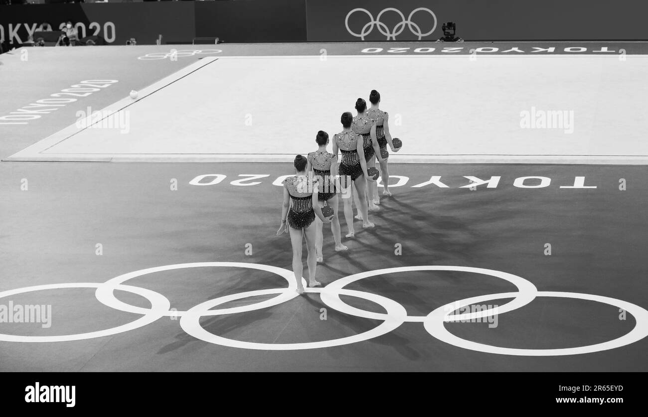 AUG 8, 2021 - Tokyo, Japan: Simona Dyankova, Stefani Kiryakova, Madlen ...