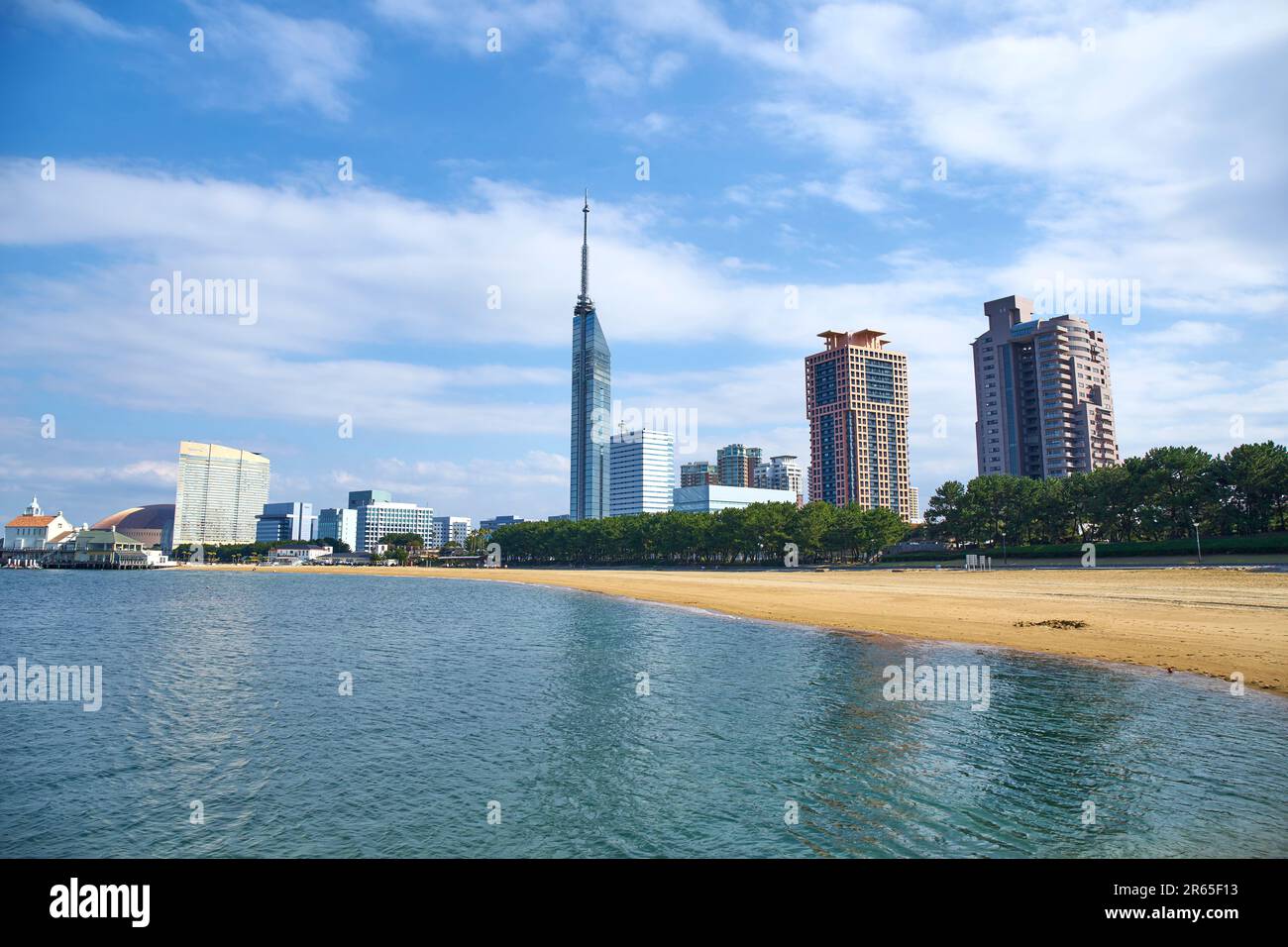 The Seaside Momochi Beach Park Stock Photo - Alamy