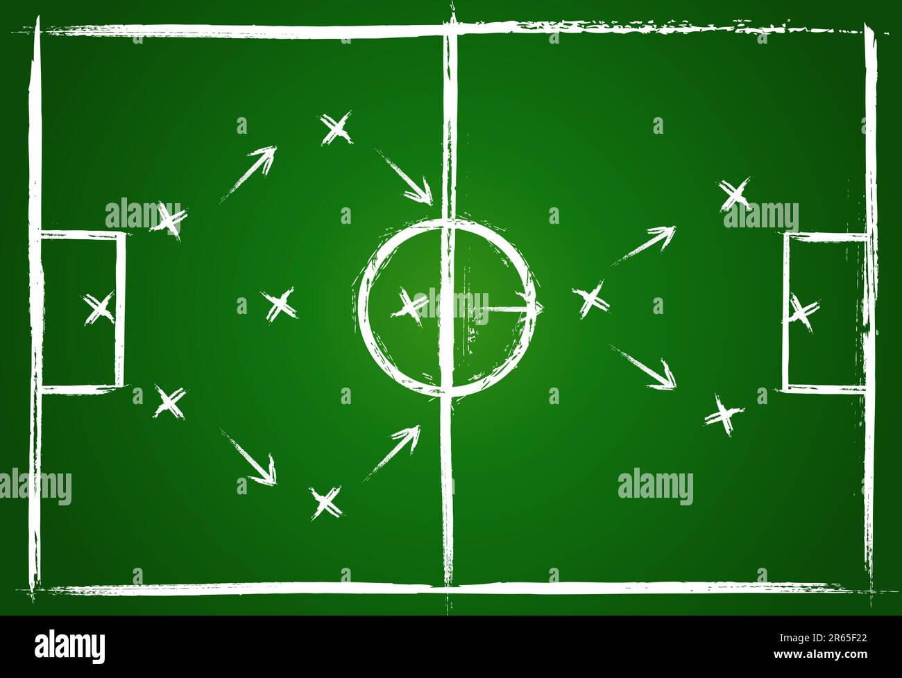Football teamwork strategy. Illustration game. Vector background Stock ...