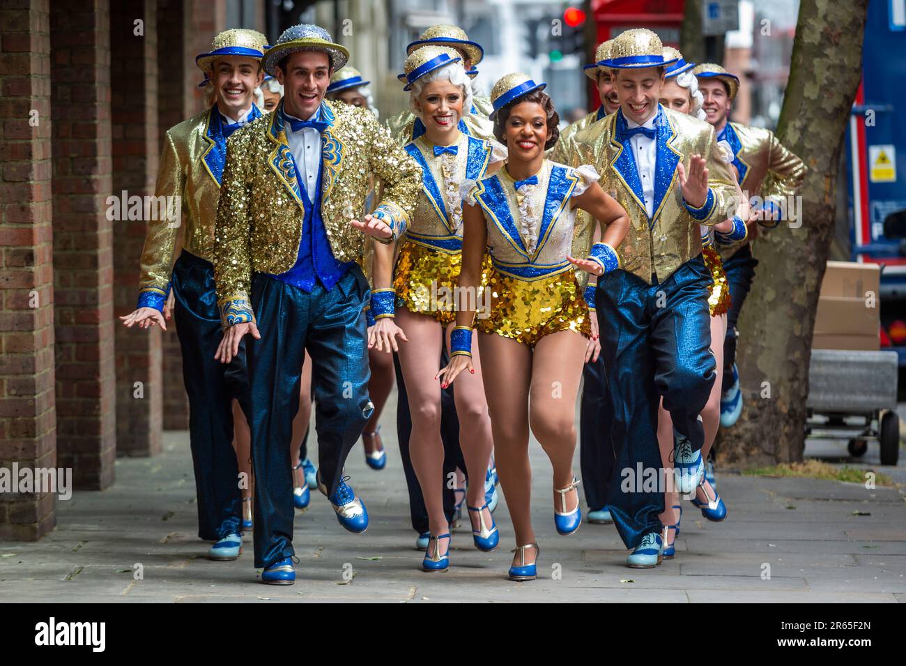 London, UK. 7 June 2023. (2L) Sam Lips as Billy Lawlor and (C) Nicole ...