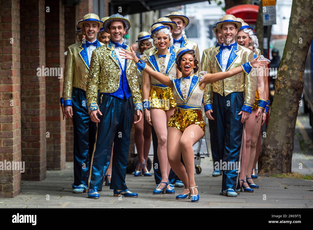 London, UK. 7 June 2023. (2L) Sam Lips as Billy Lawlor and (C) Nicole ...
