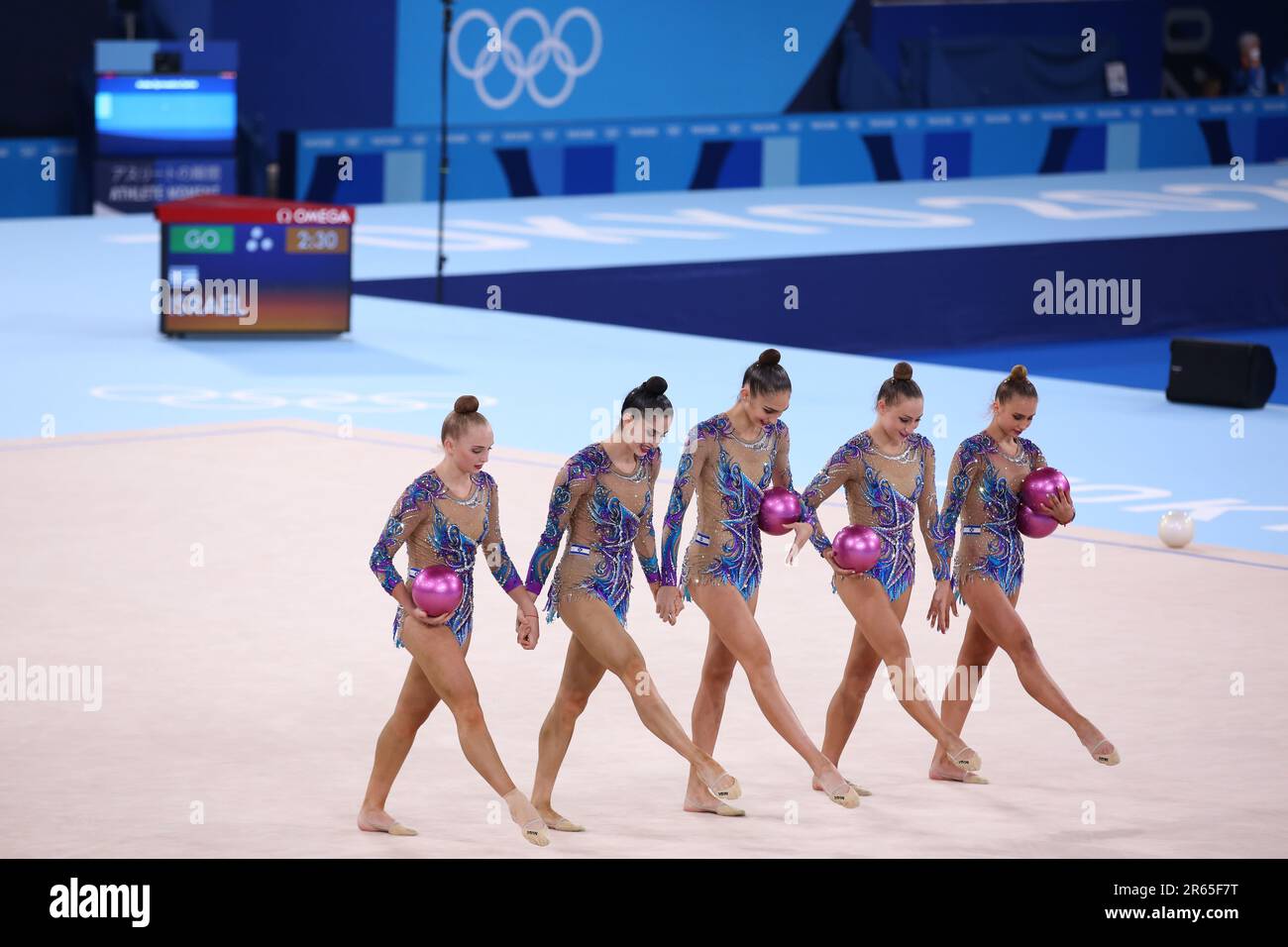 AUG 8, 2021 - Tokyo, Japan: Ofir Dayan, Yana Kramarenko, Natalie Raits ...