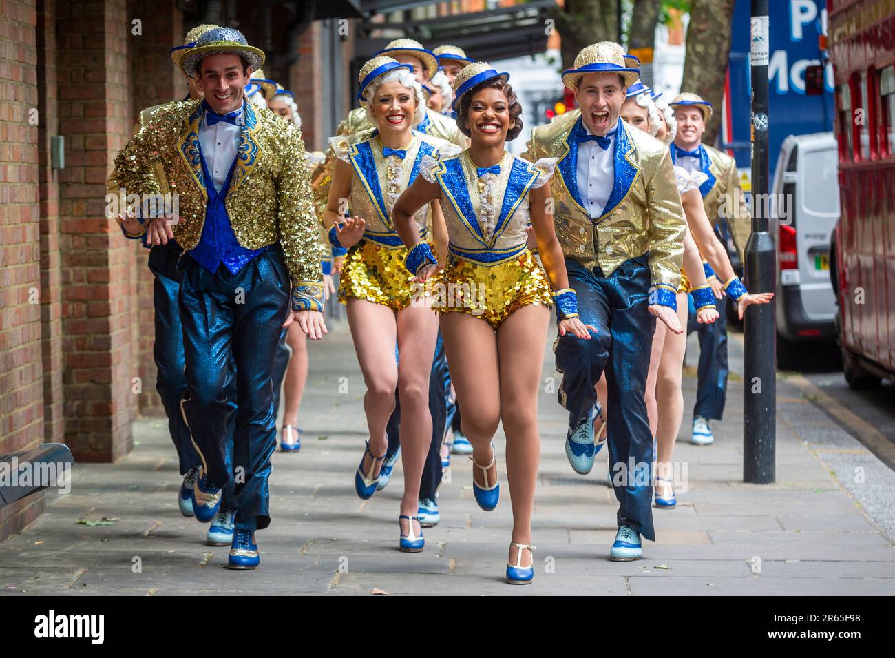 London, UK. 7 June 2023. (L) Sam Lips as Billy Lawlor and (C) Nicole ...