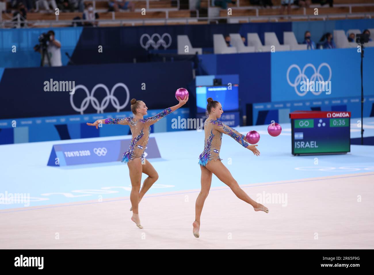 AUG 8, 2021 - Tokyo, Japan: Ofir Dayan, Yana Kramarenko, Natalie Raits ...