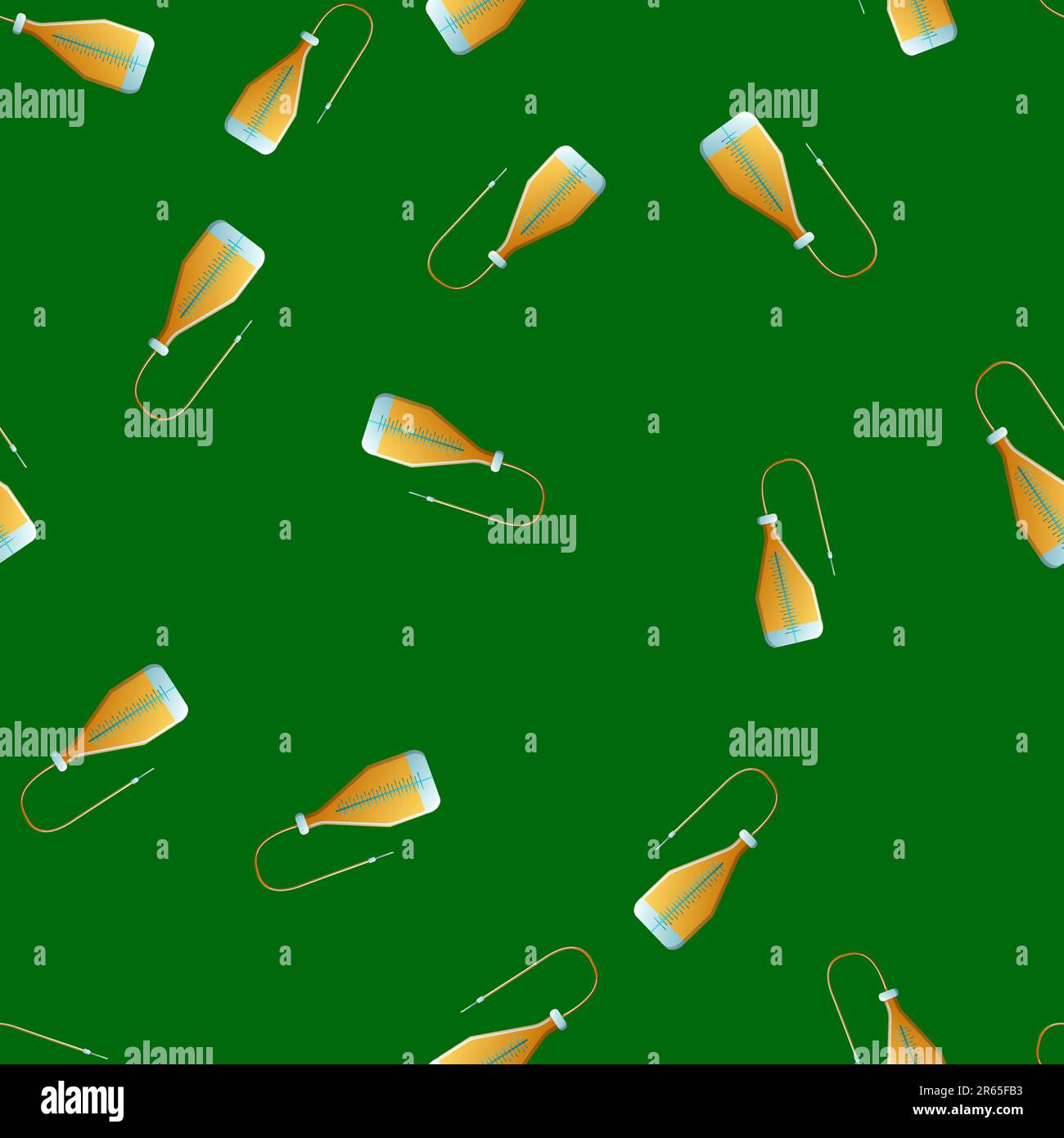 Endless seamless pattern of medical scientific medical items and ...