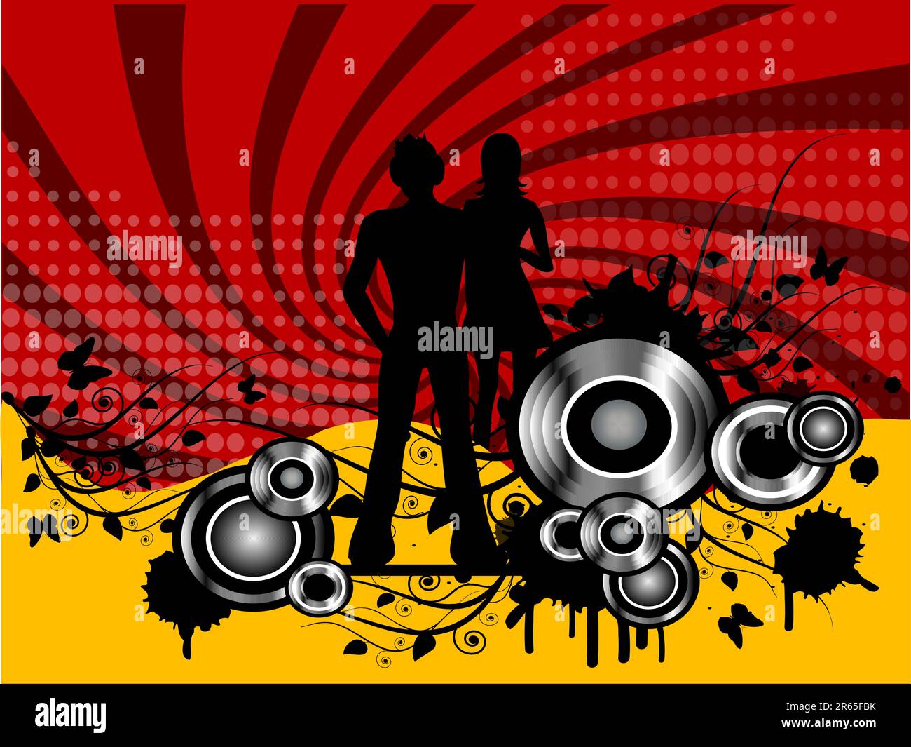 Beautiful young people love Stock Vector Images - Alamy