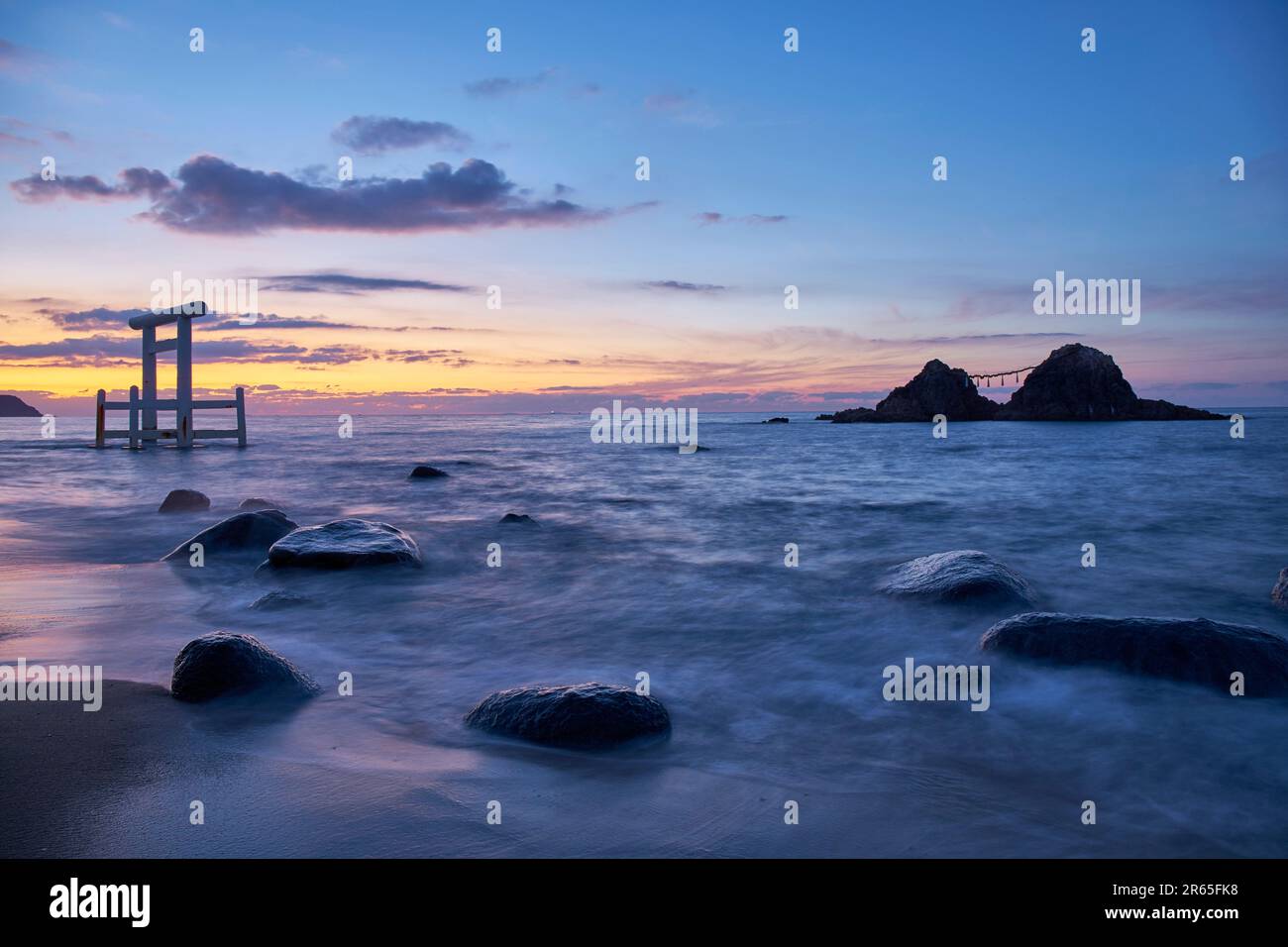 Married couple rocks in Sakurai Futamigaura Stock Photo - Alamy