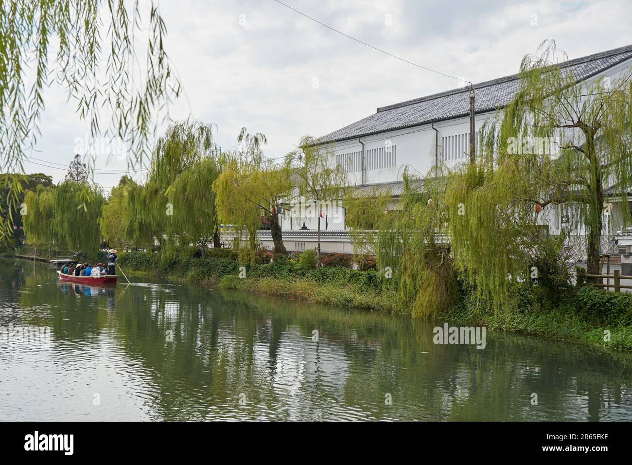 Streetscape of Yanagawa Stock Photo - Alamy