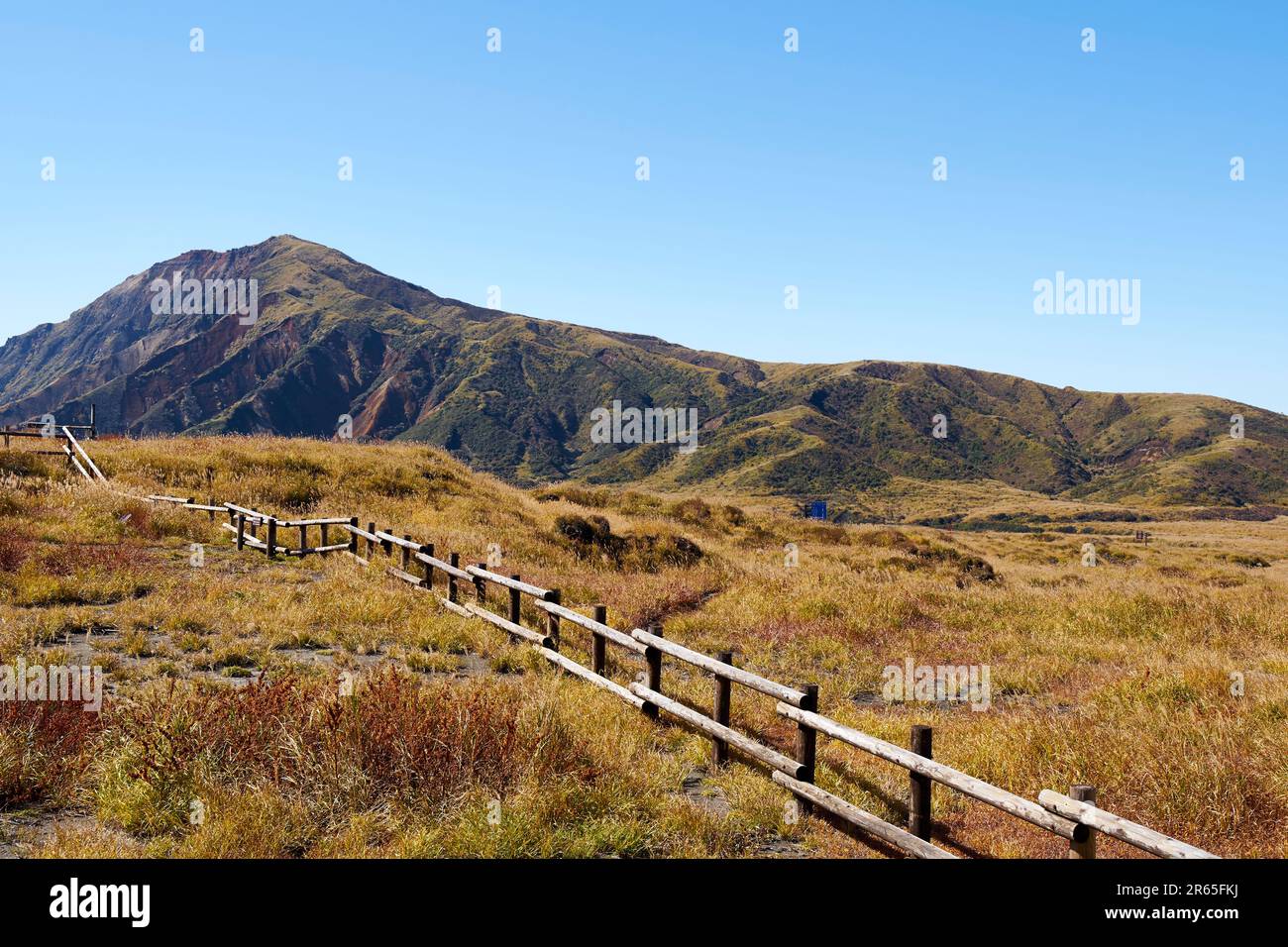 Scenery of Aso Stock Photo - Alamy