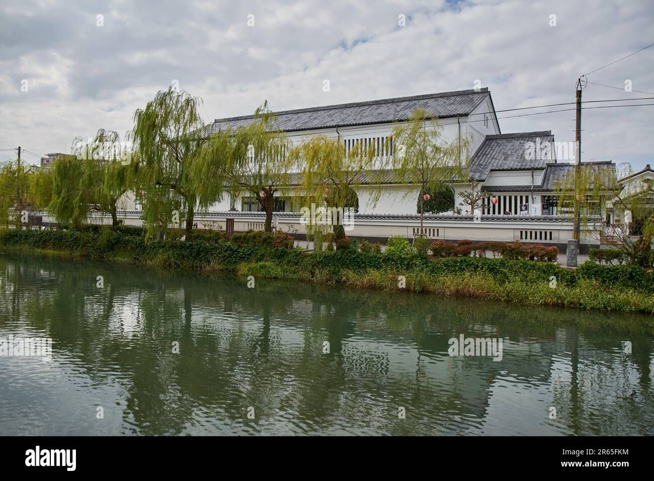 Streetscape of Yanagawa Stock Photo - Alamy