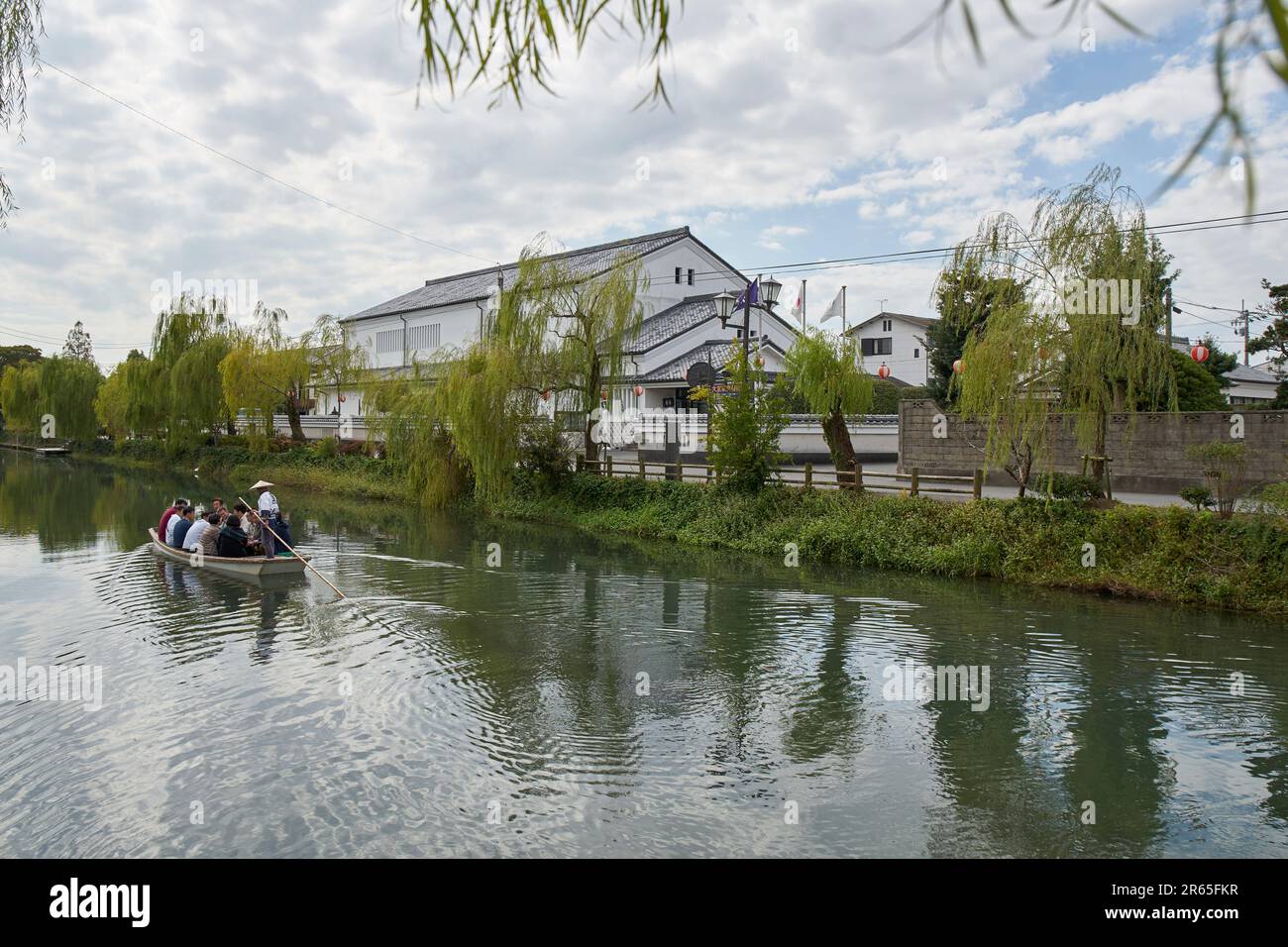 Streetscape of Yanagawa Stock Photo - Alamy