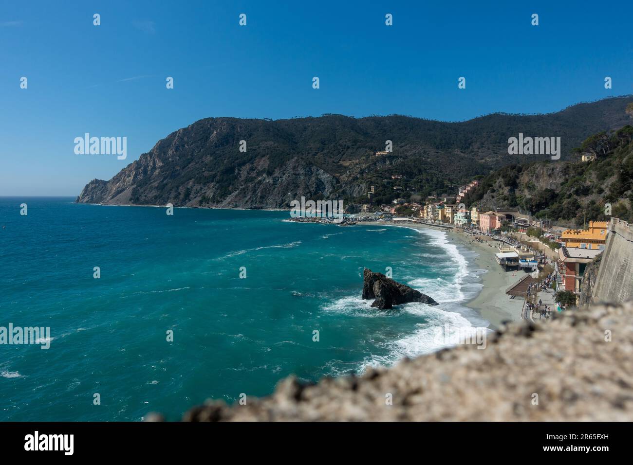 trip to monterosso beach in cinque terre italy Stock Photo - Alamy