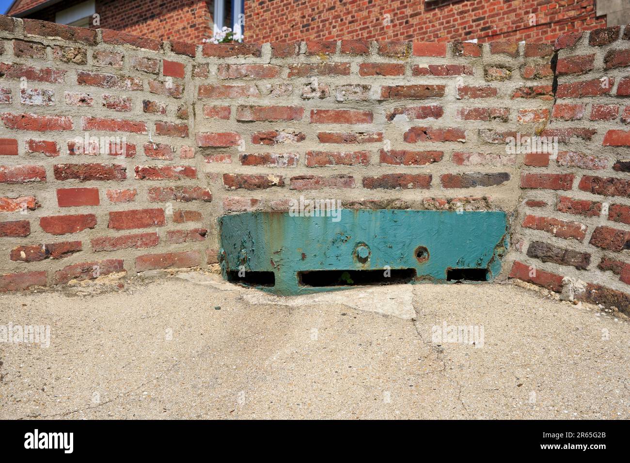 Pillbox gun slit at the Monchy-le-Preux Newfoundland World War I ...