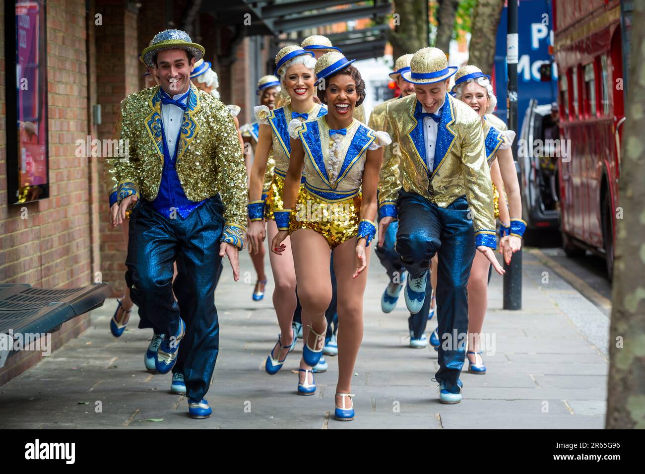 London, UK. 7 June 2023. (L) Sam Lips as Billy Lawlor and (C) Nicole ...