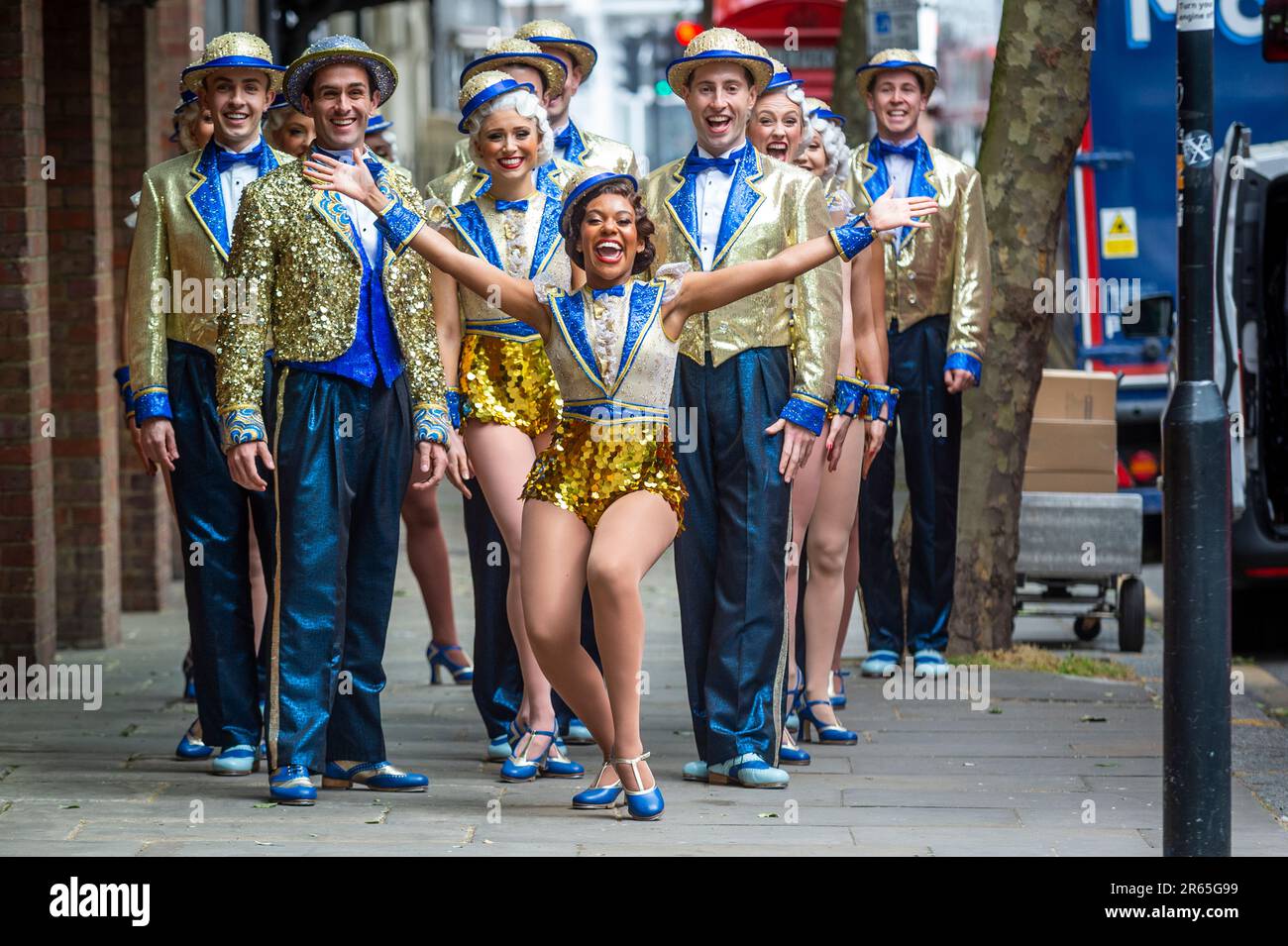 London, UK. 7 June 2023. (2L) Sam Lips as Billy Lawlor and (C) Nicole ...