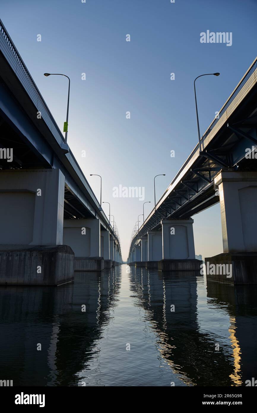 Biwako Ohashi bridge Stock Photo - Alamy