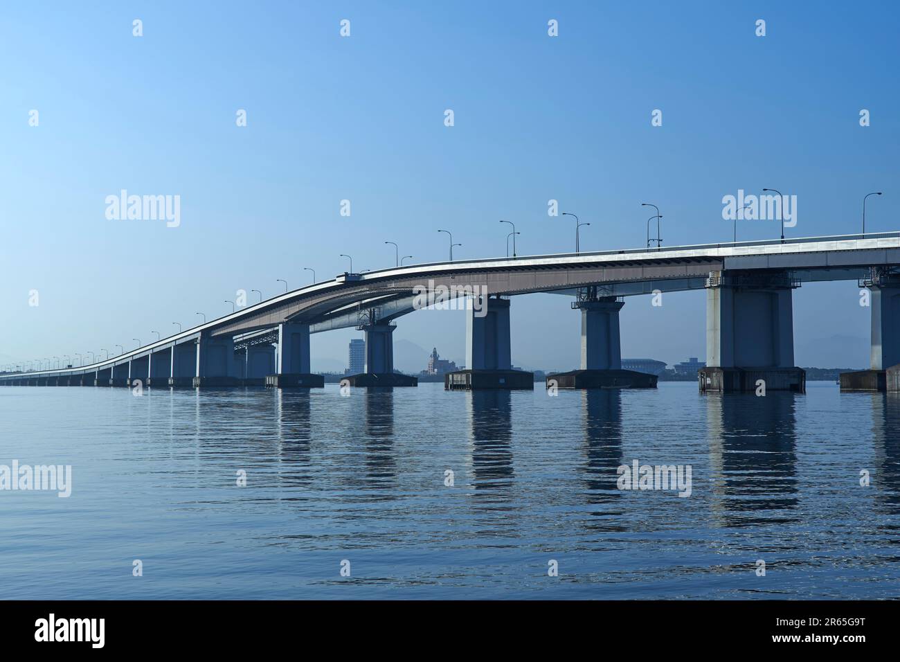 Biwako Ohashi bridge Stock Photo - Alamy