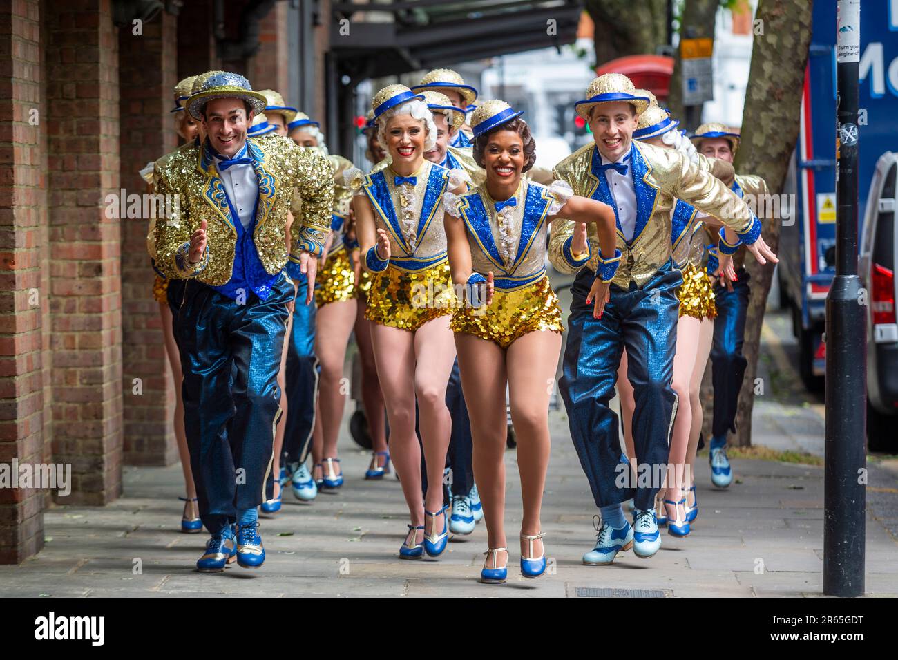 London, UK. 7 June 2023. (L) Sam Lips as Billy Lawlor and (C) Nicole ...