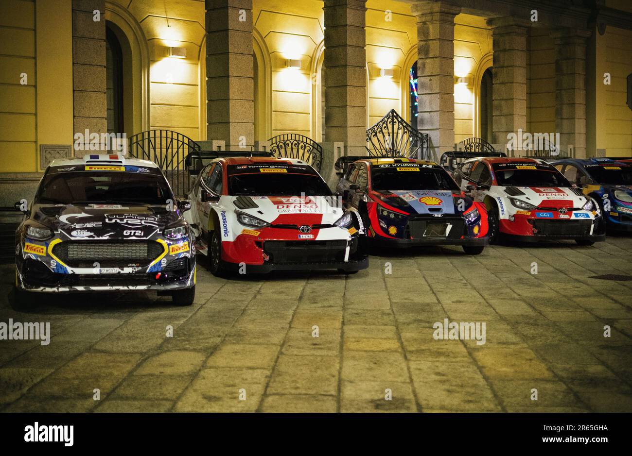 Olbia , Italy - 02-06-2023: WCR Rally Italy SARDINIA SAME CAR OF RACE ...