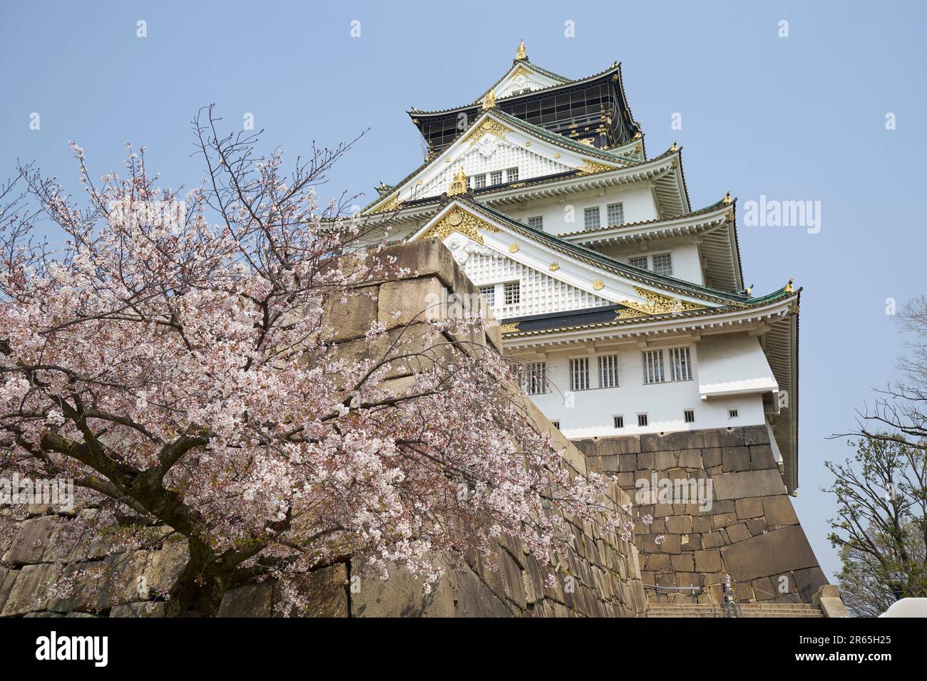 Osaka Castle in spring Stock Photo - Alamy