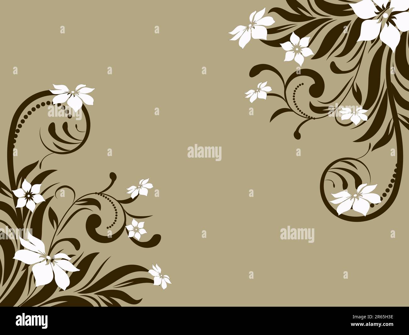 flower decoratively romantically abstraction illustration Stock Vector ...