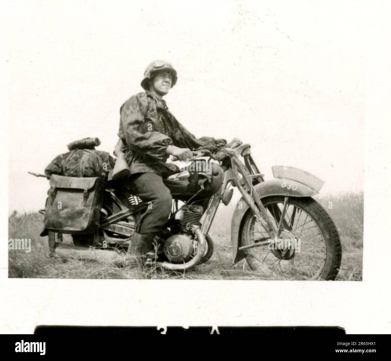 SS Photographer Baumann, Totenkopf Division, Russia 1941 Wheeled ...