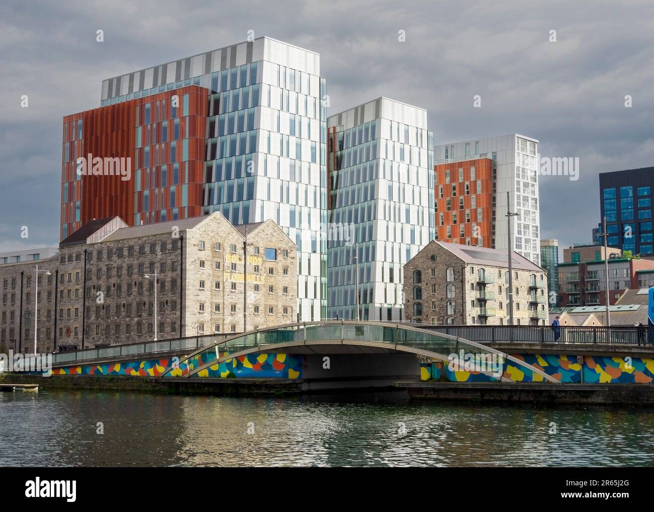 Bolands Quay in Grand Canal Dock, Dublin, Ireland Stock Photo - Alamy