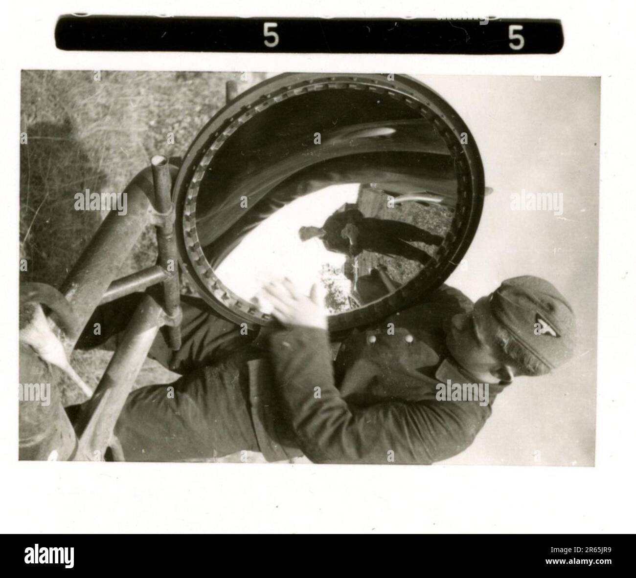 SS Photographer Baumann, Totenkopf Division, Russia 1941 Wheeled ...