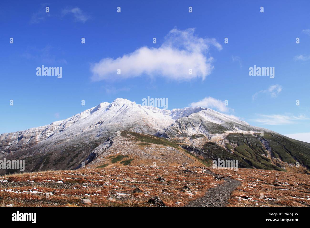 Chokaisan in early winter Stock Photo - Alamy