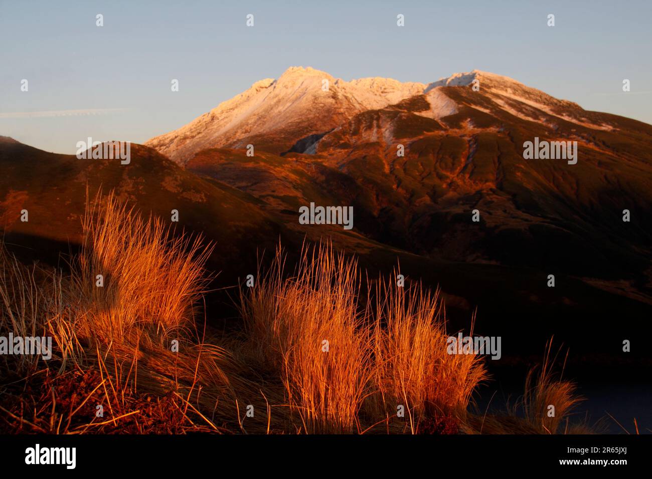 Chokaisan in early winter Stock Photo - Alamy