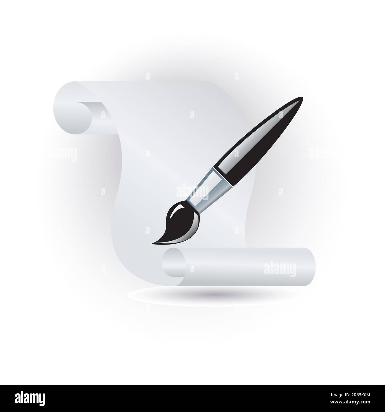 Paintbrush paper Stock Vector Images - Alamy