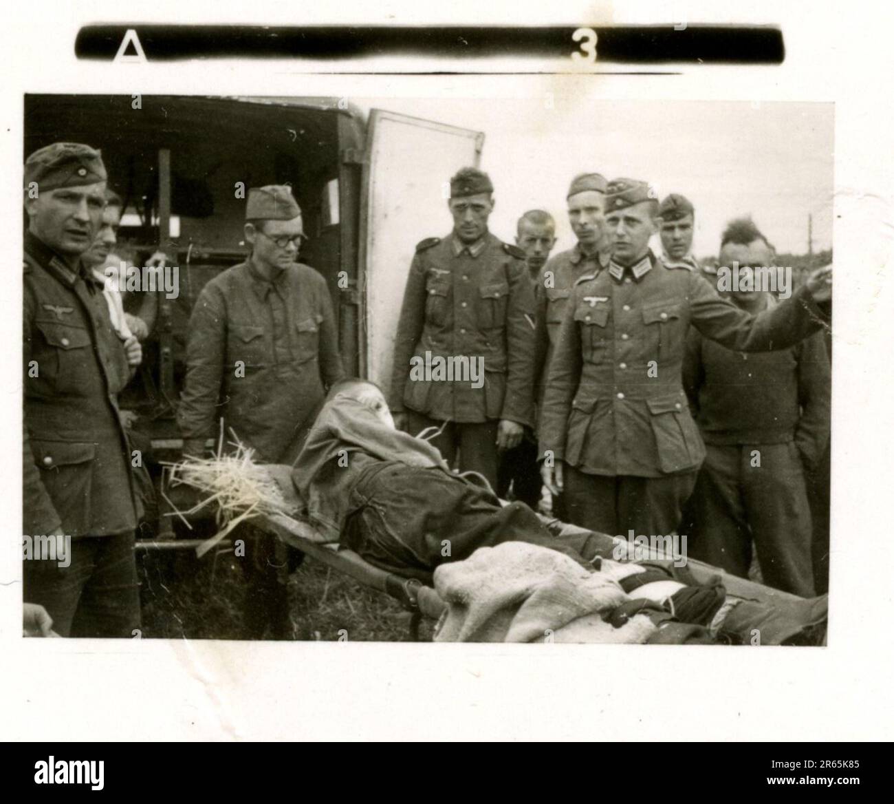 SS Photographer Baumann, Totenkopf Division, Russia 1941 Wheeled ...