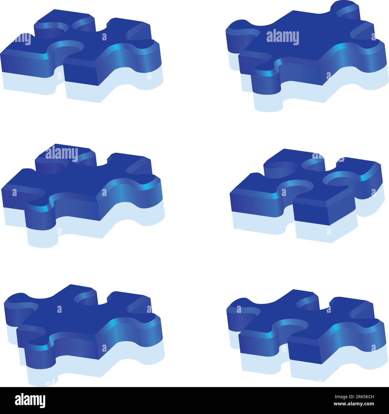 Puzzle solution image cut Stock Vector Images - Alamy
