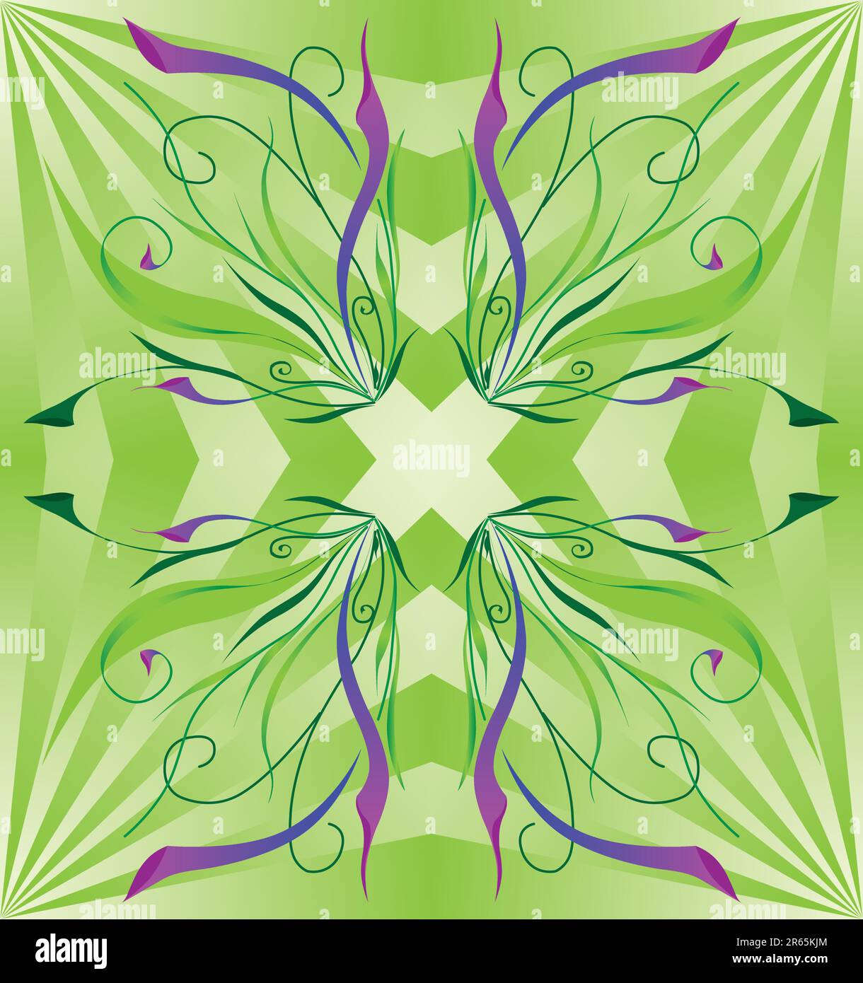 Full floral Stock Vector Images - Alamy