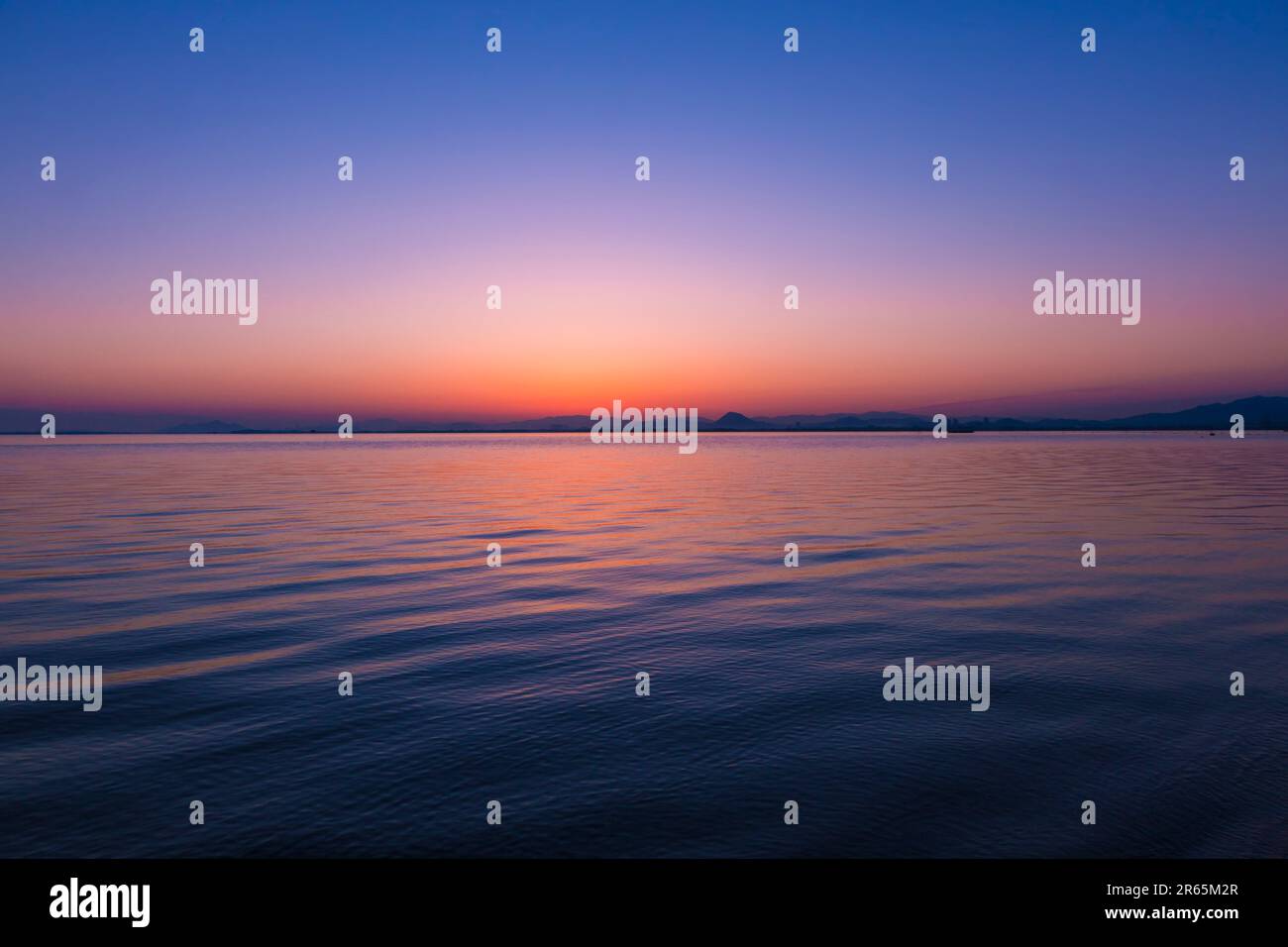 Lake Biwa Shore at Dawn Stock Photo - Alamy