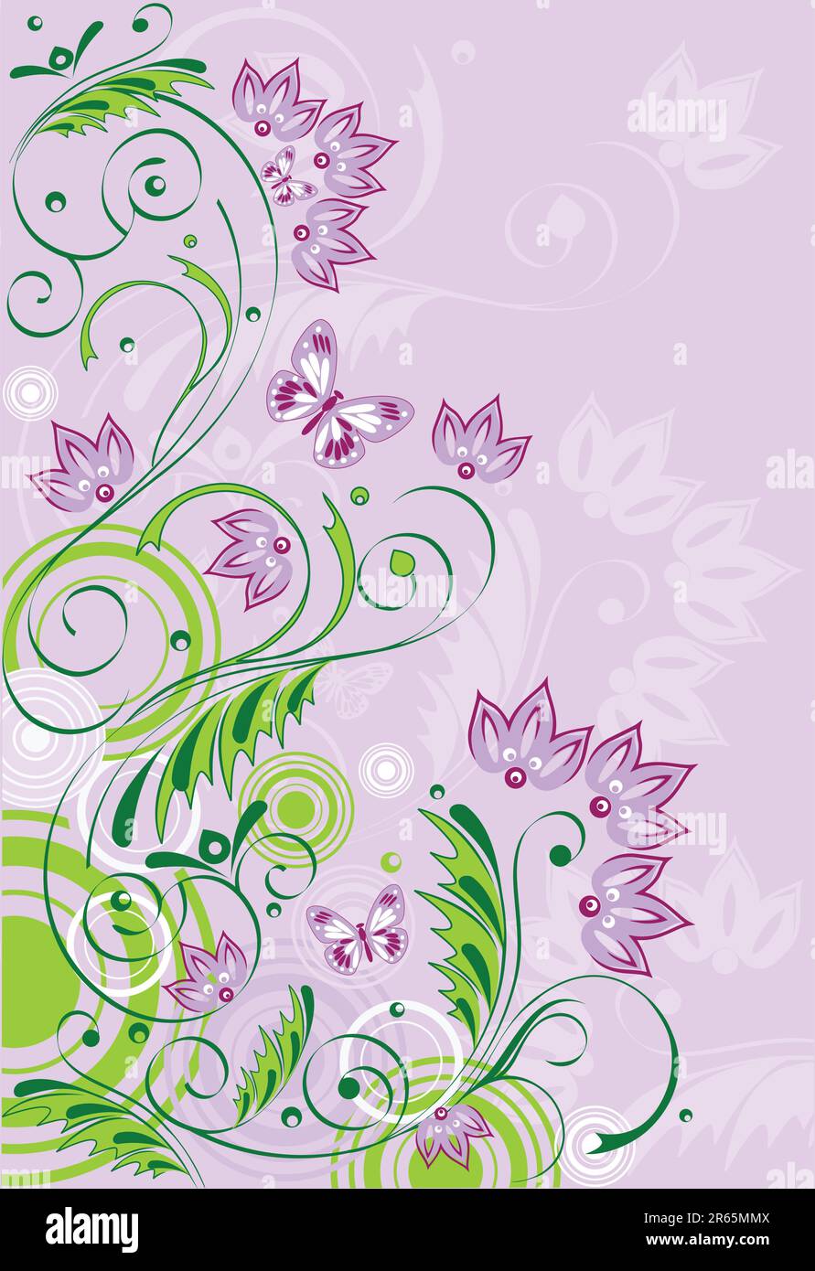 flower background design Stock Vector Image & Art - Alamy