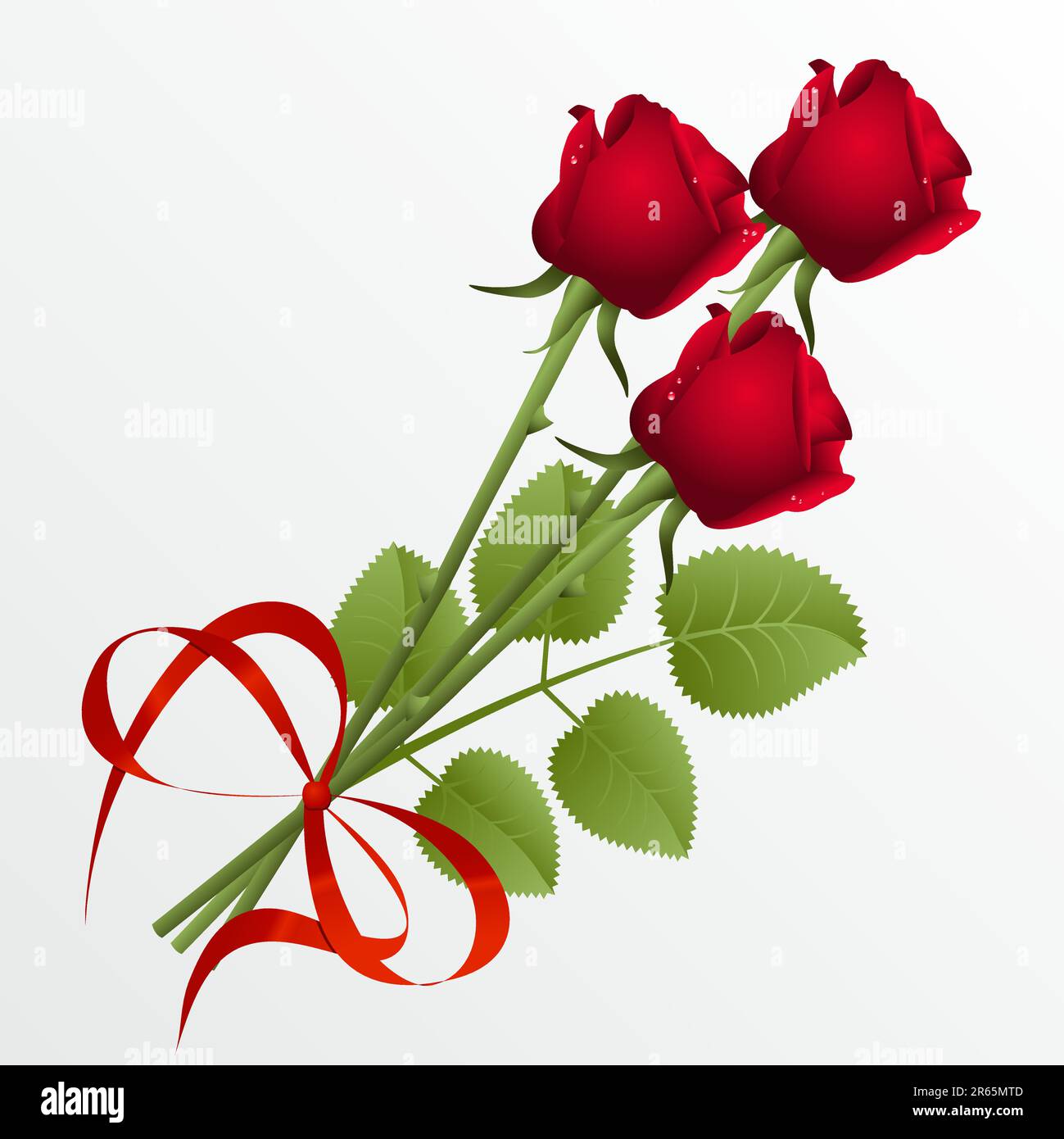 White red flowers ribbon Stock Vector Images - Alamy