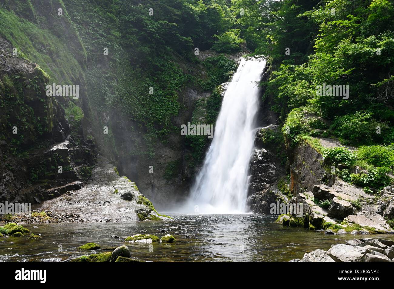 Akiu falls hi-res stock photography and images - Alamy