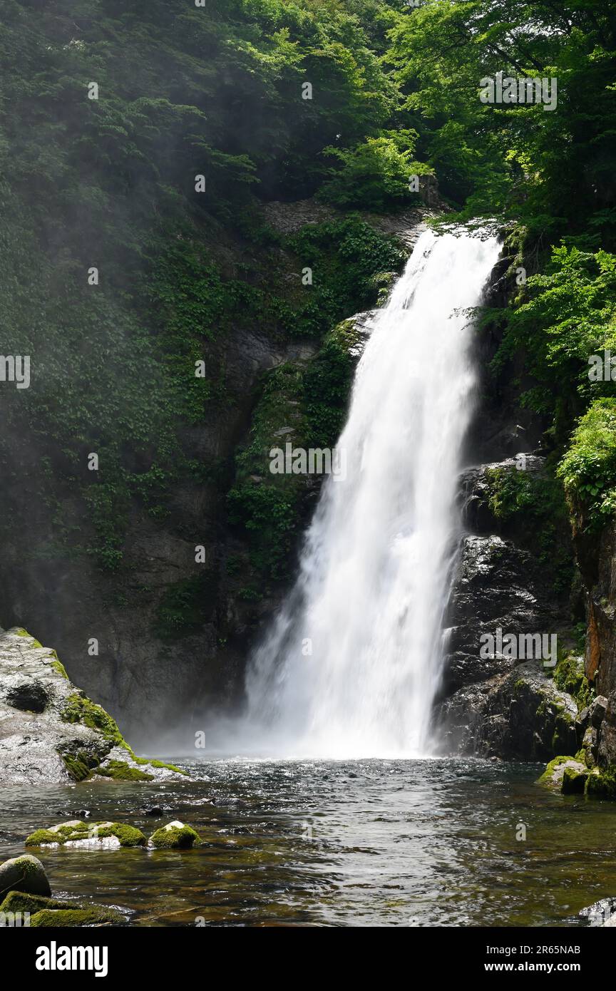 Akiu falls hi-res stock photography and images - Alamy