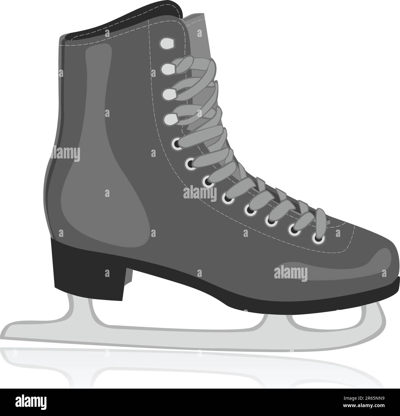 fully editable vector illustration of isolated ice skates Stock Vector ...