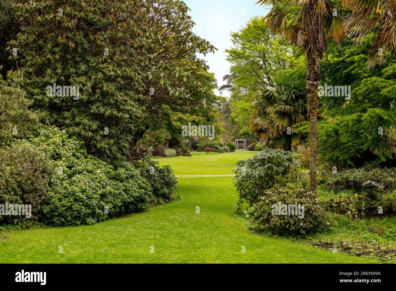 Spring season in Glenveagh Castle Gardens, Glenveagh National Park ...