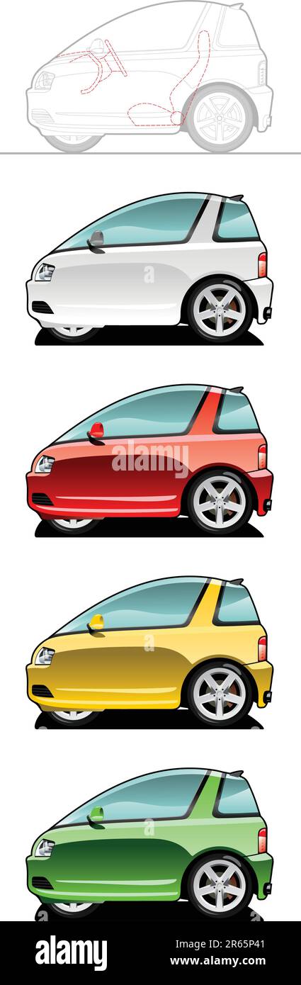 illustration of Ultra light vehicle (Simple gradients only - no ...