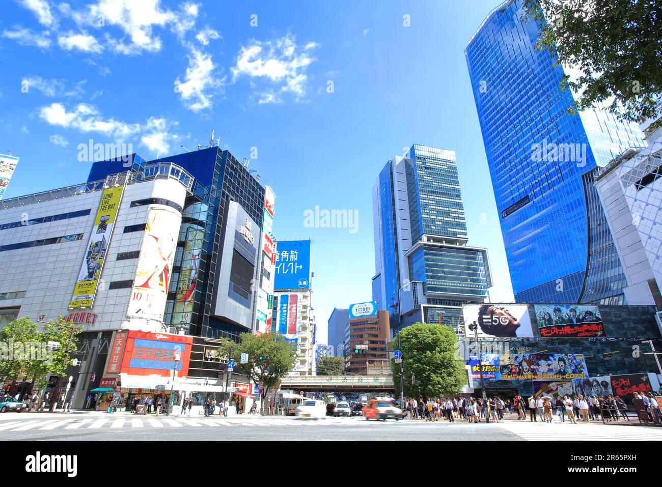 Shibuya Train Station Crosswalk Stock Photo - Alamy