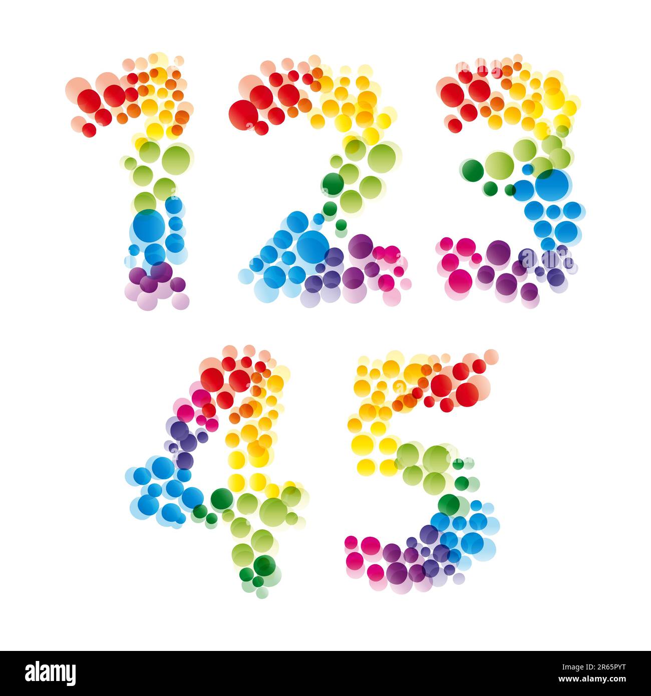 vector set of alphabet elements made of bubbles.Illustration for your ...
