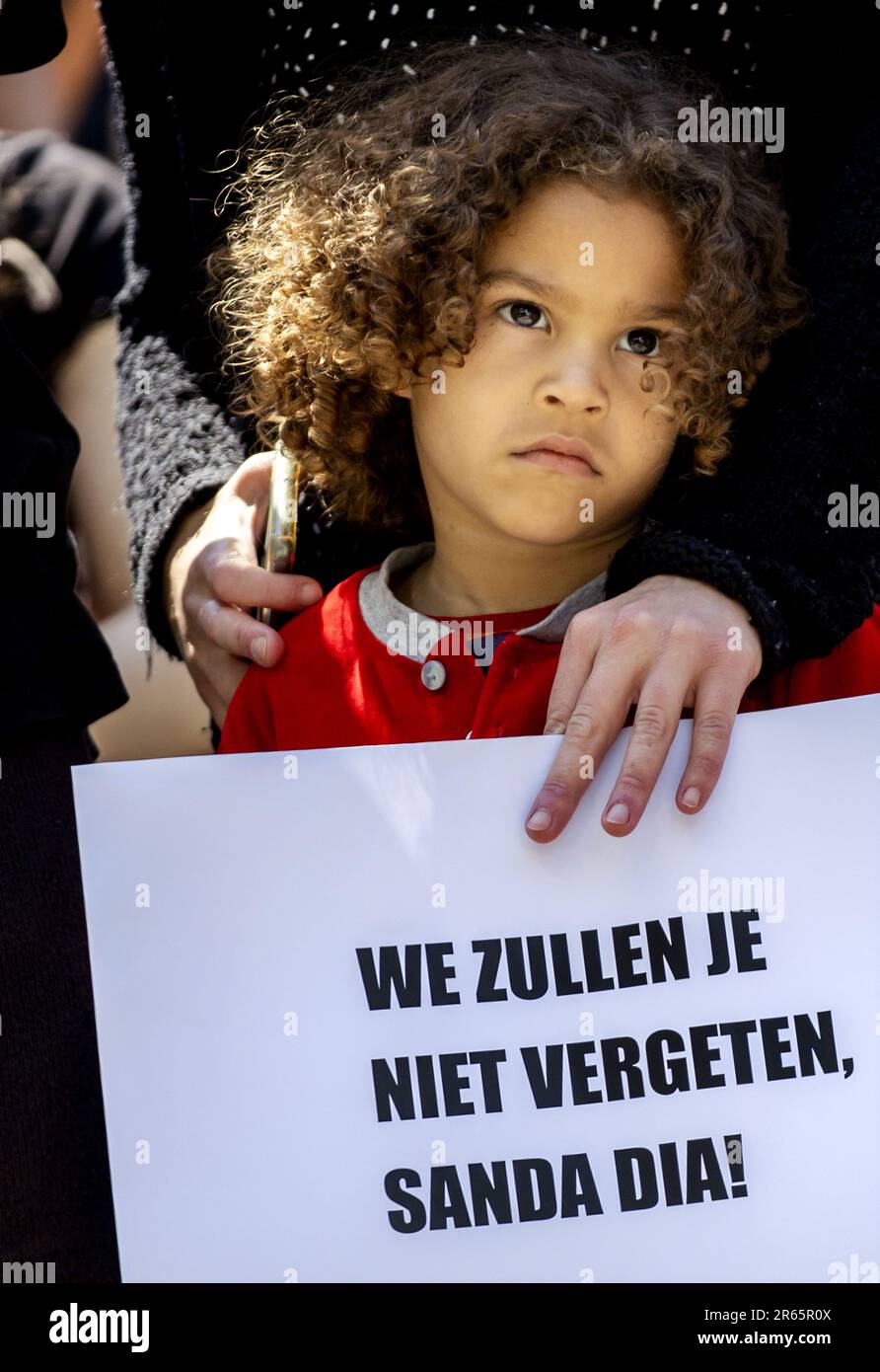 THE HAGUE - 07/06/2023, Demonstrators during a solidarity protest at ...