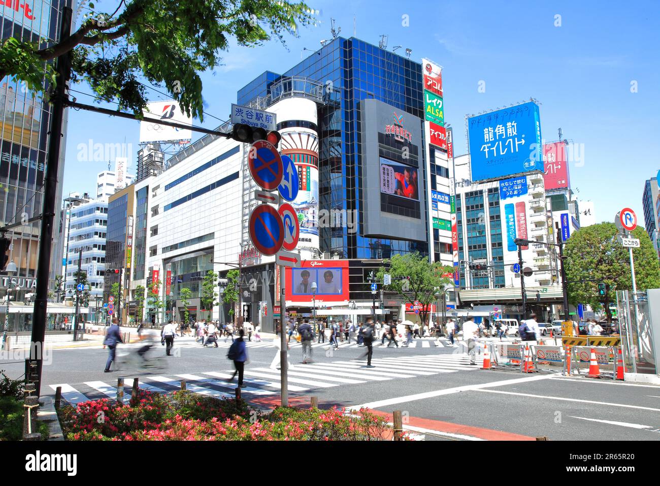 Shibuya Train Station Crosswalk Stock Photo - Alamy