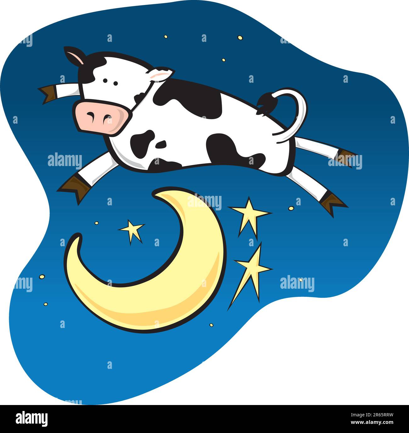 Cattle moon Stock Vector Images - Alamy