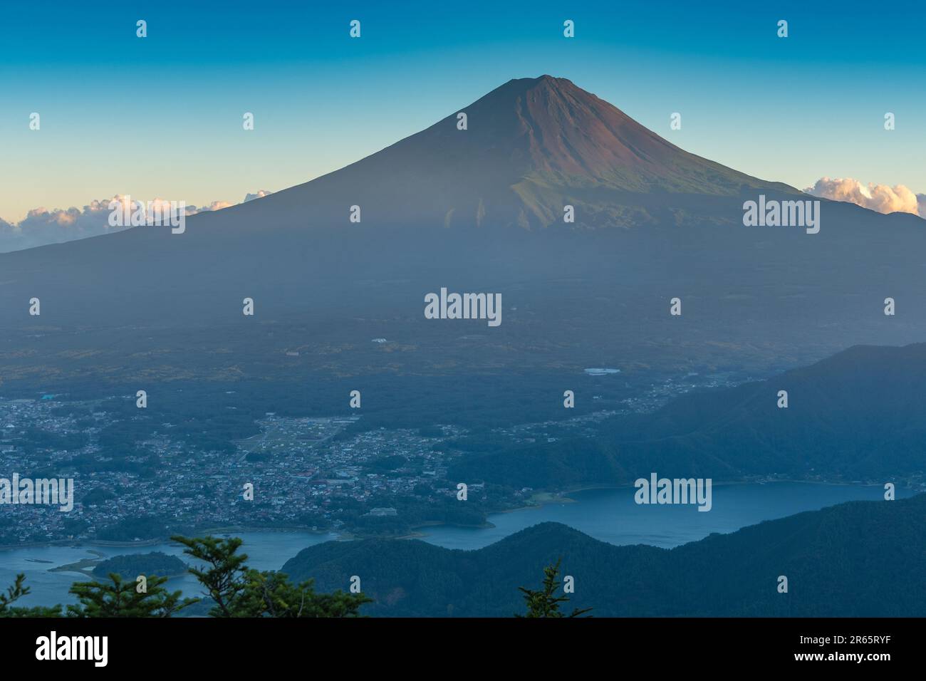 Mount Fuji in summer Stock Photo - Alamy